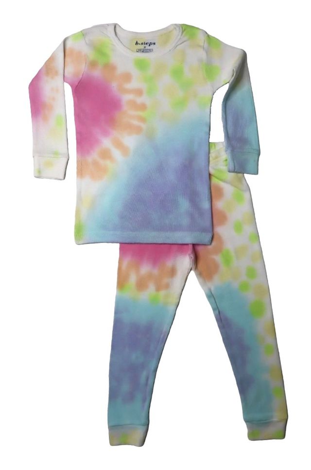 ⚡️ Kids Cotton Tie Dye Pajamas - Izzy — Baby Steps and Mish Kids