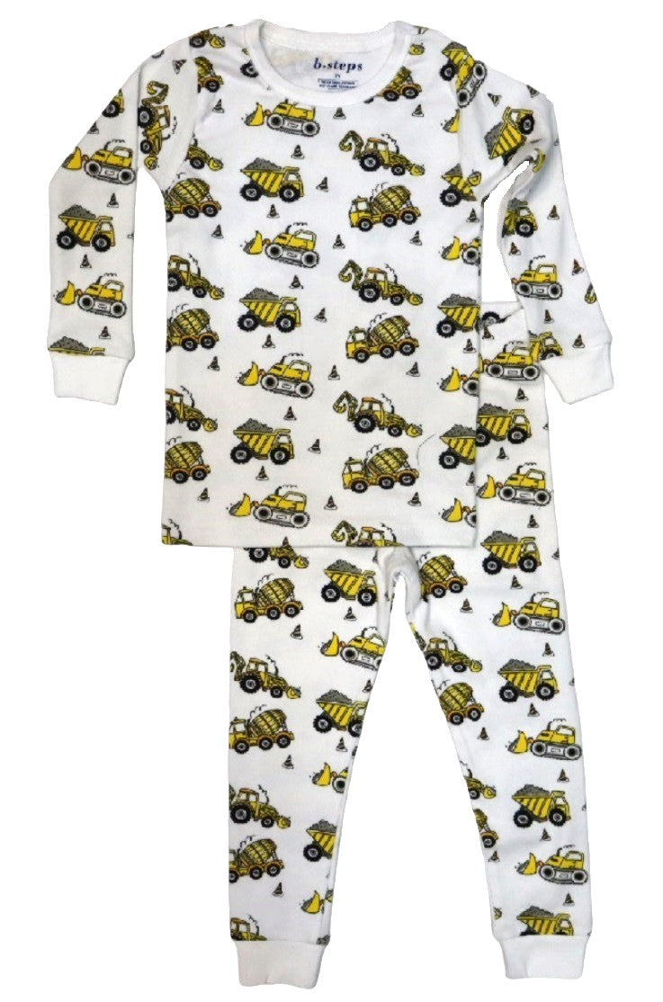 🎁Kids Pajamas - Construction — Baby Steps and Mish Kids