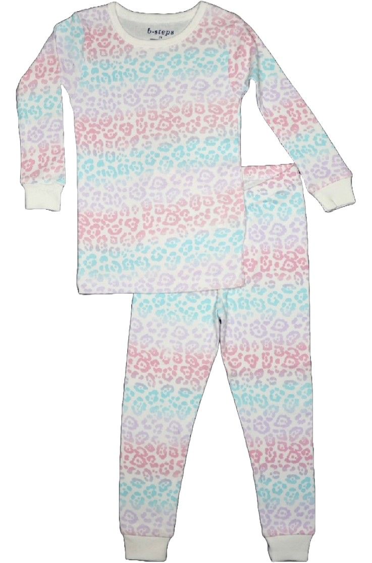🎉Kids Pajamas - Rainbow Cheetah — Baby Steps and Mish Kids